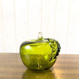 Green Glass Apple Decoration |Time & Tide | Time & Tide