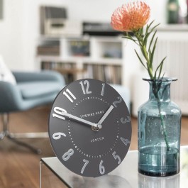 Thomas Kent Mantel 6" Clock - Graphite | Time & Tide
