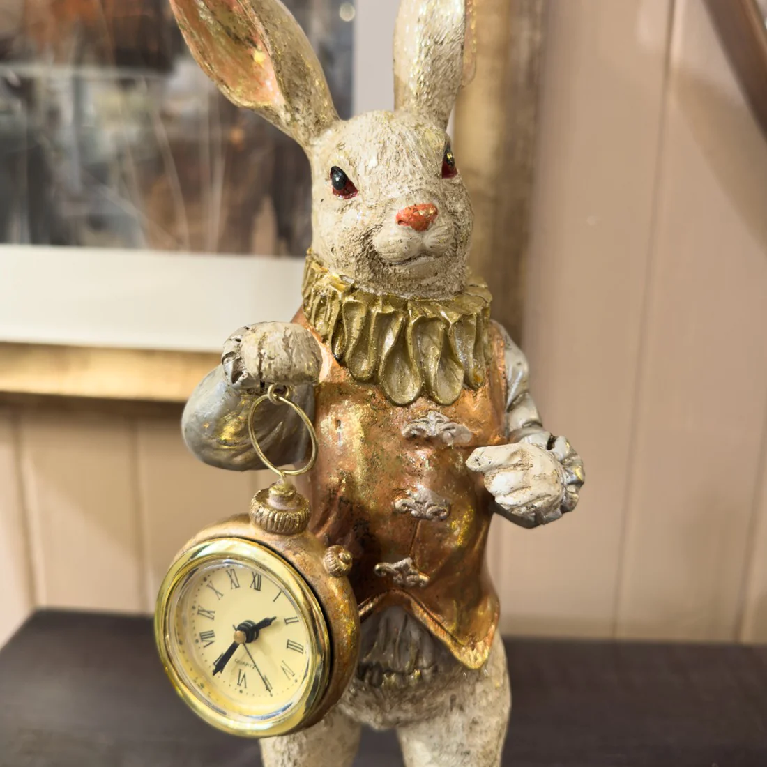 rabbit with clock
